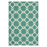 Loloi Ventura Indoor / Outdoor Rug - Turquoise / Ivory - Walmart.com