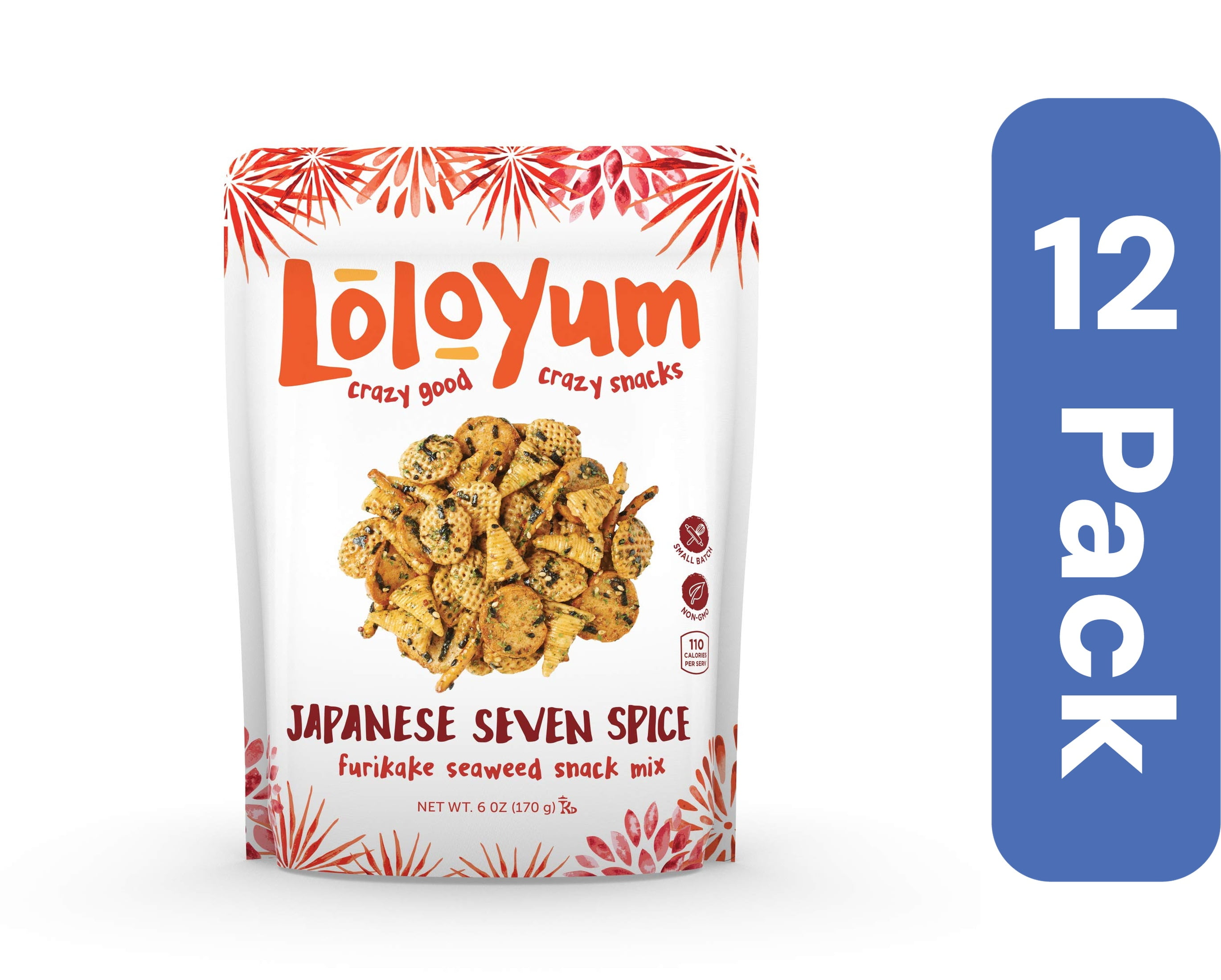 Loloyum Japanese Furikake Snack Mix 7 6 oz (Pack Of 12) - Walmart.com