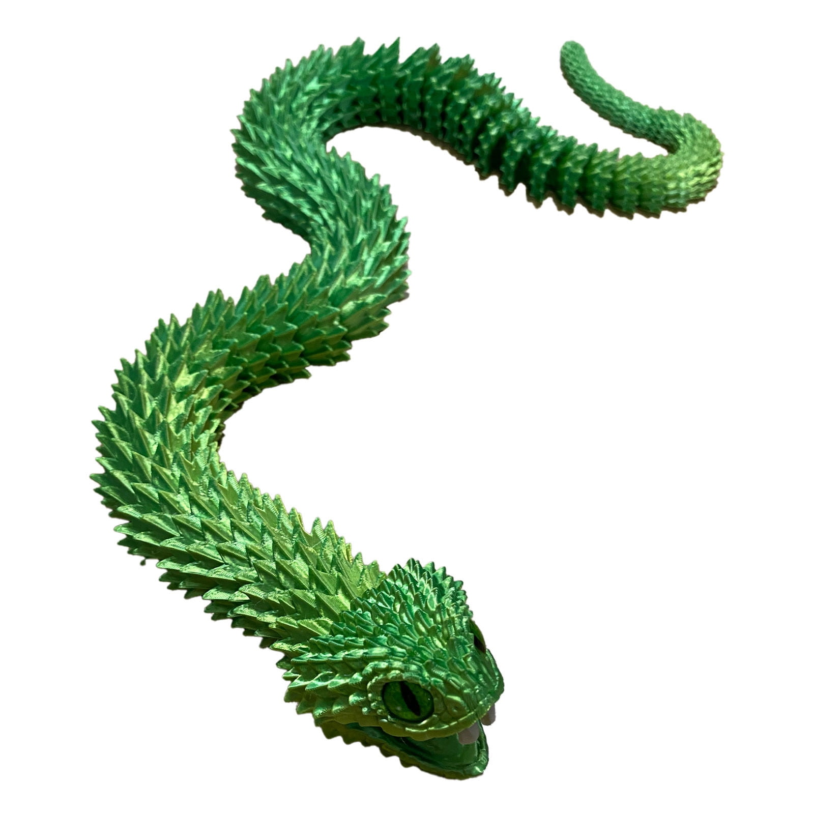 Lolynie 3D Printed Snake,3D Print Flexible Articulated Animal Fidget ...