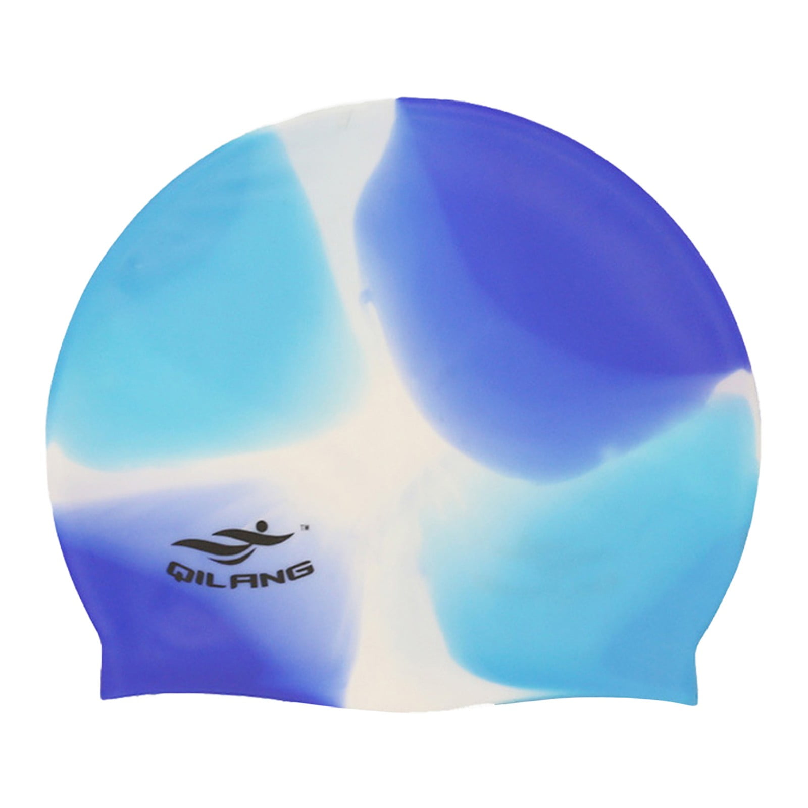 Lolynie 3PCS Silicone Swim Caps for Adults & Kids, High Stretch ...