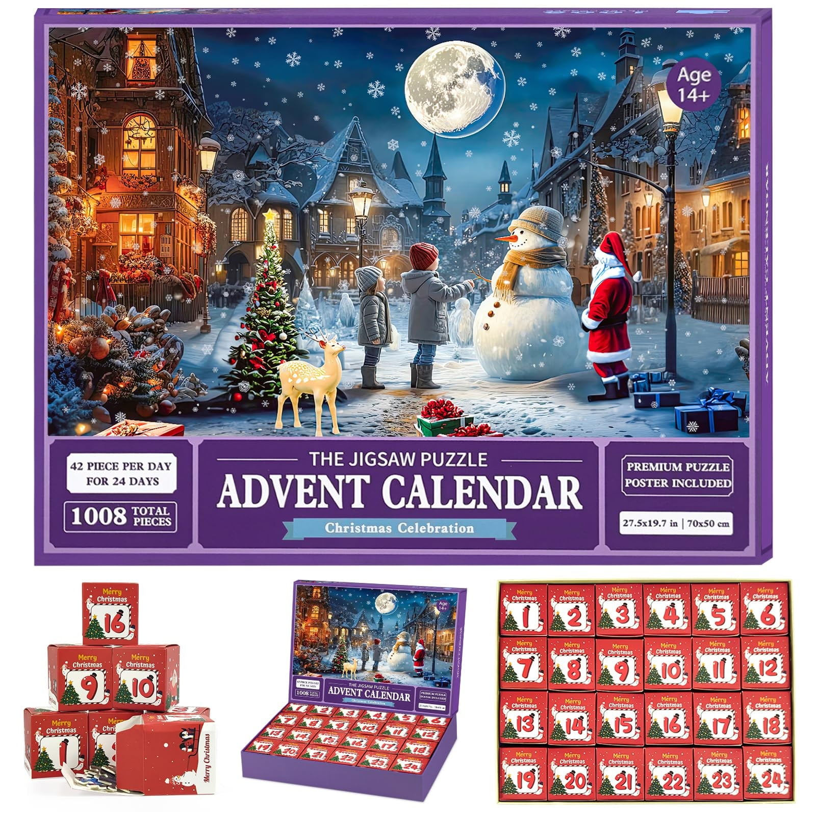 Lolynie Advent Calendar 2024 Advent Calendar Puzzles For Kids Adults ...