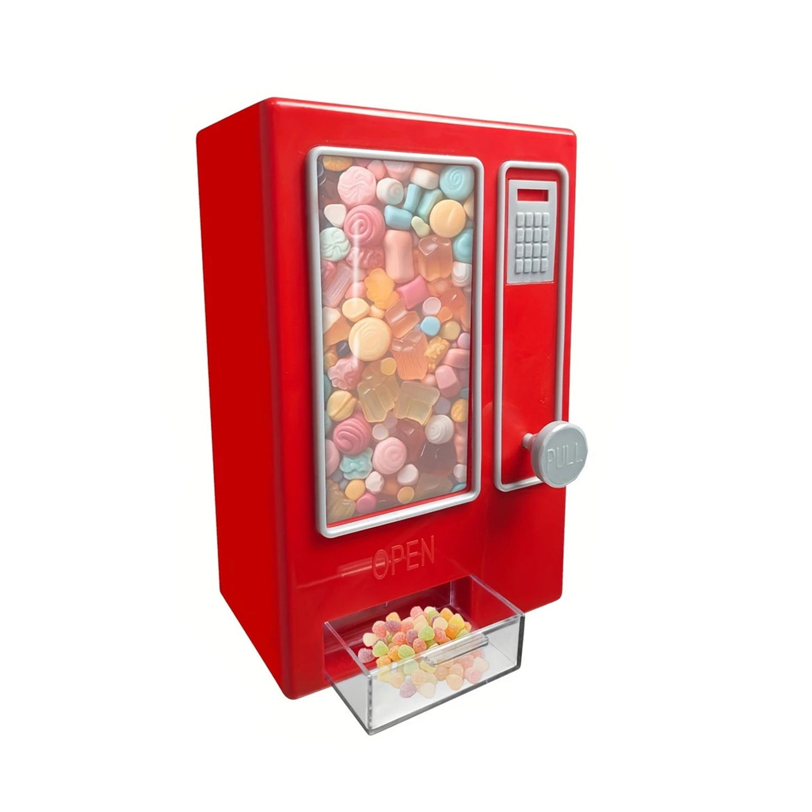Lolynie Candy Dispenser,Cute Vending Machine For Desktop,Manual Candy ...