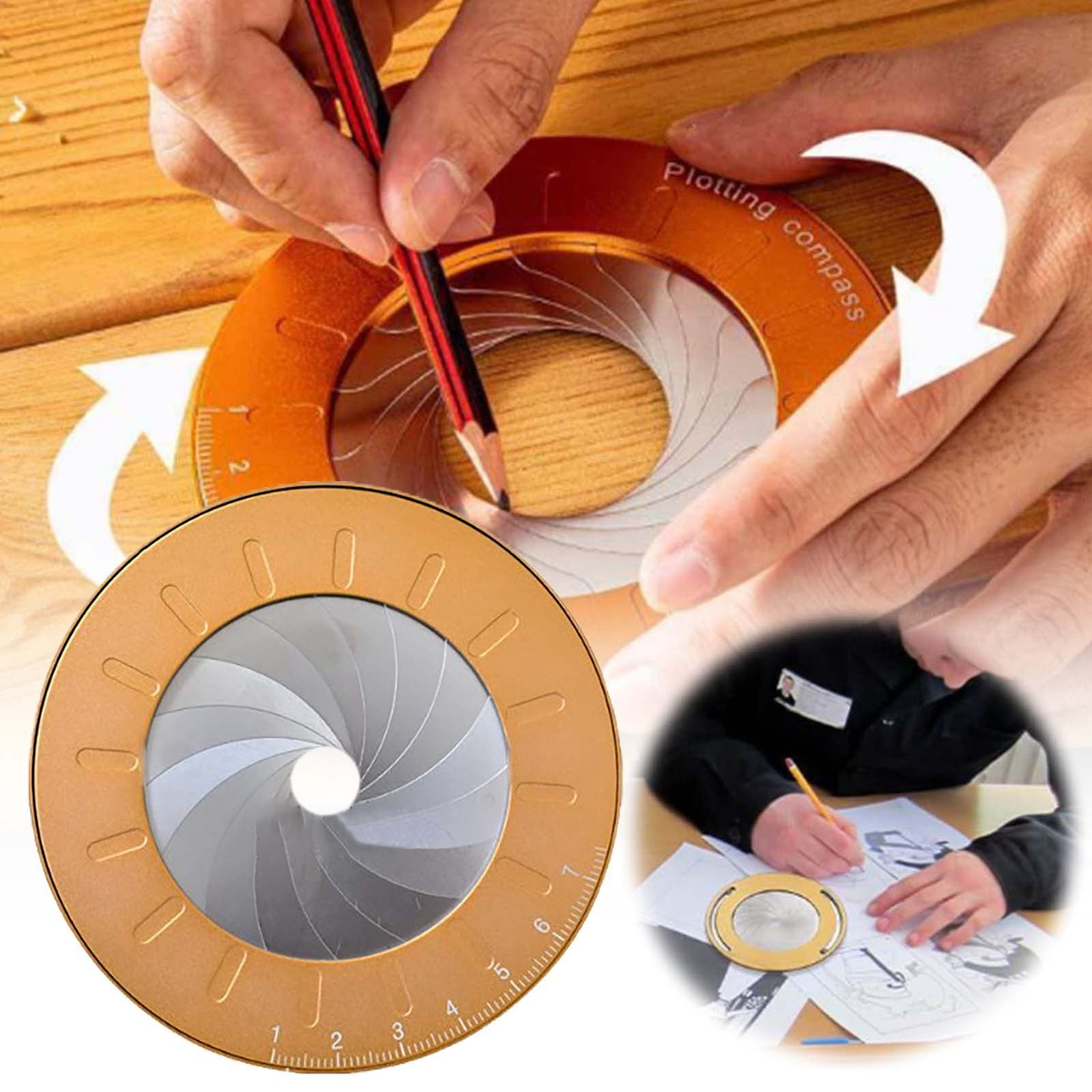Lolynie Circle Drawing Maker, Adjustable Circle Drawing Tool, Stainless ...