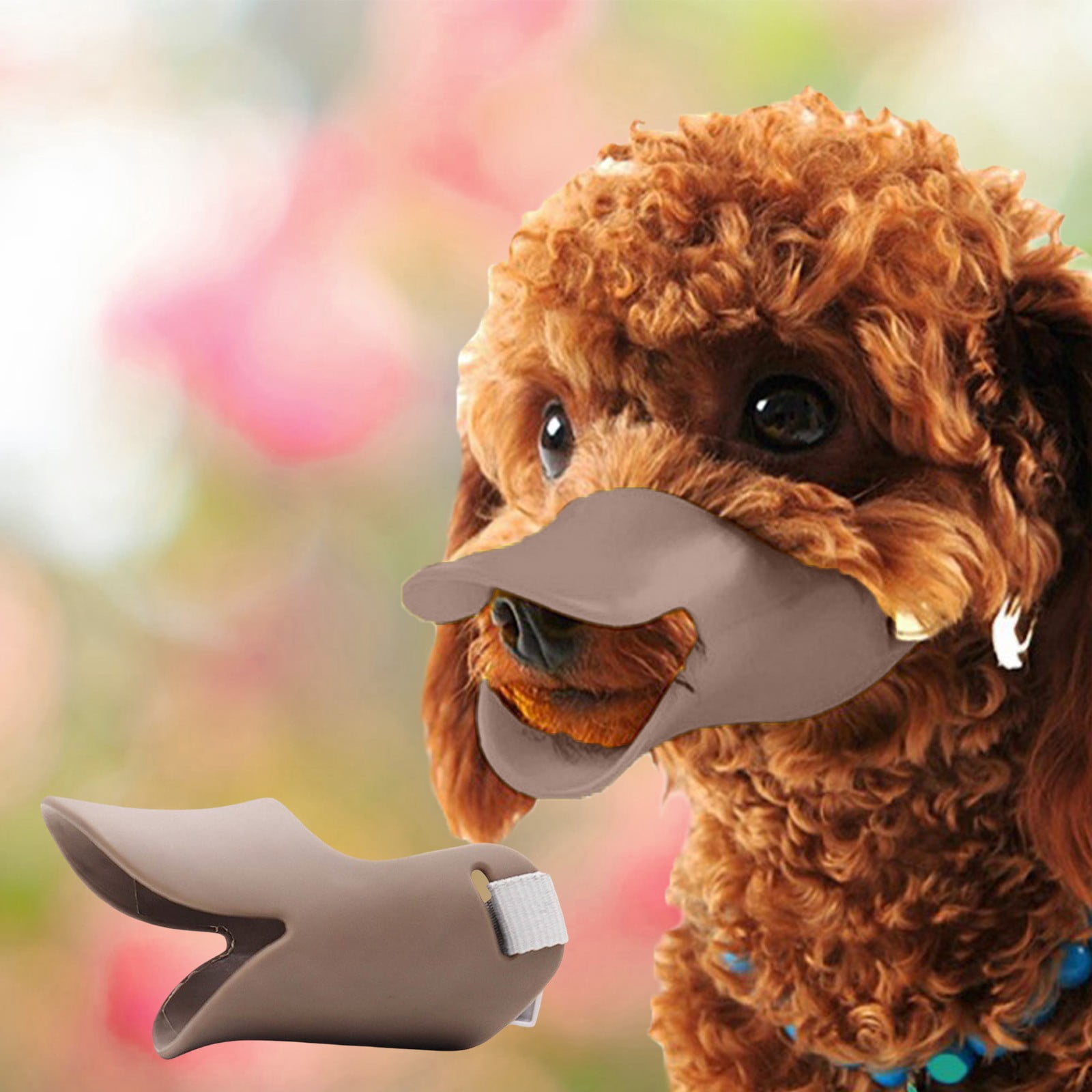 Lolynie Dog Muzzles Anti Bite Silicone -Bill Mouth Shape Dog Mouth ...