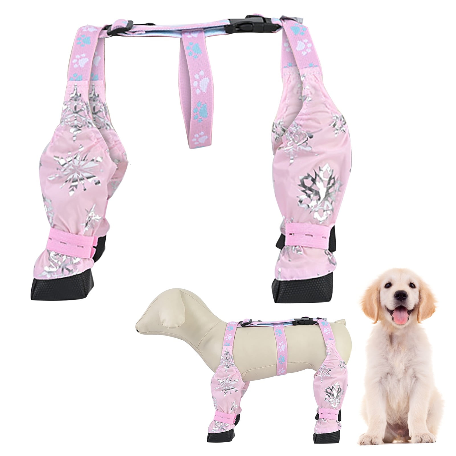 Lolynie Dog Shoes Dog Suspender Boots Cute Dog Shoes Winter Breathable ...