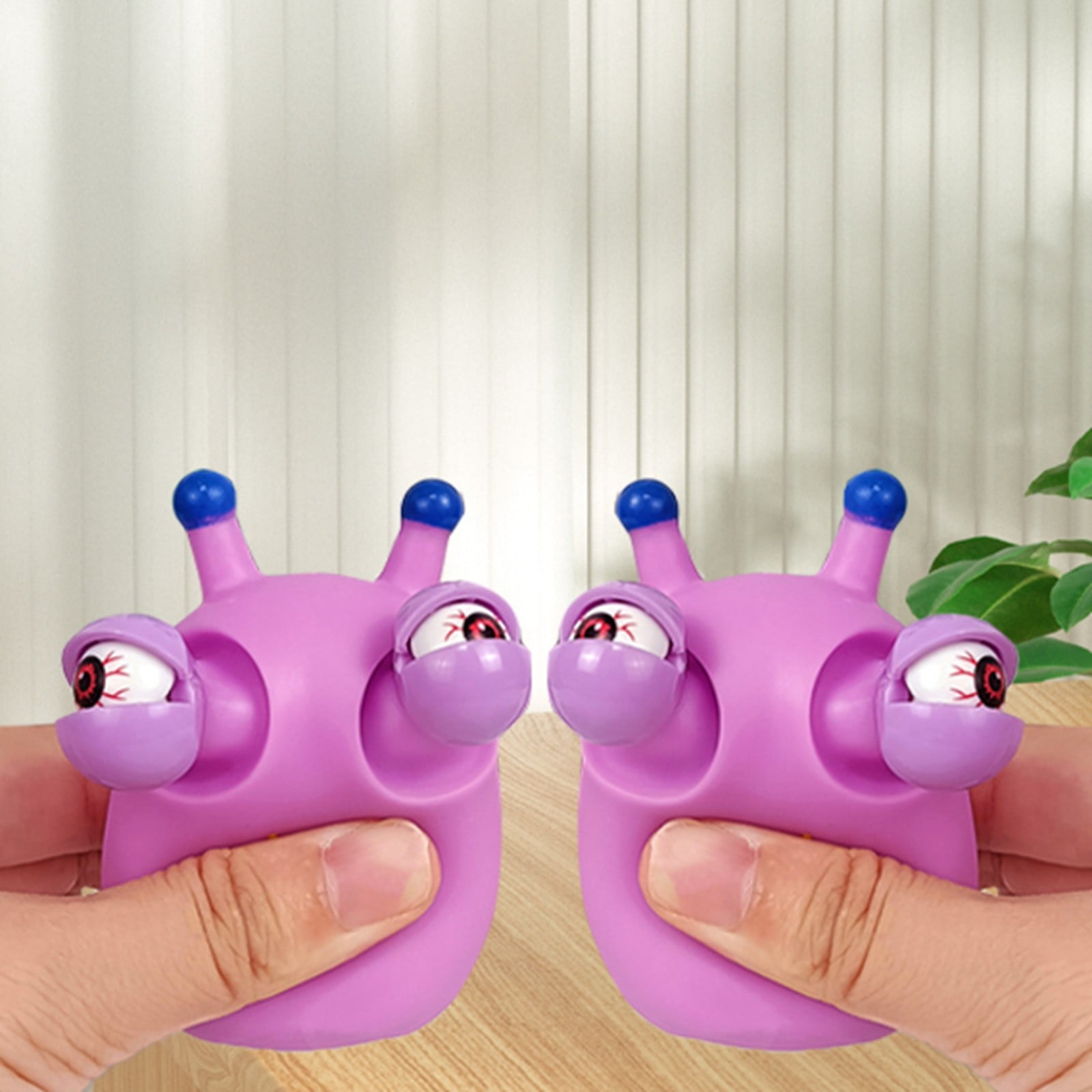Lolynie Eye Popping Worm - Squishes Toy Stress Relief For Kids Creative ...