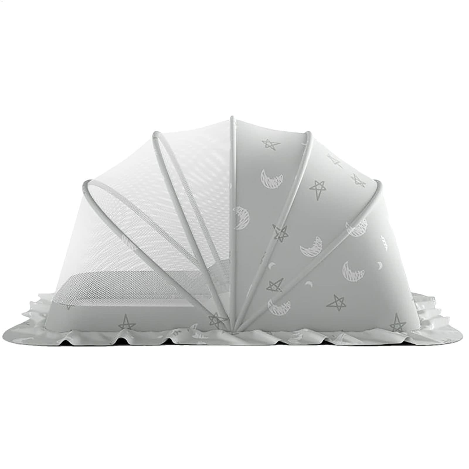 Lolynie Foldable Crib Net Tent, Portable Mesh Bedding for Babies, Semi ...