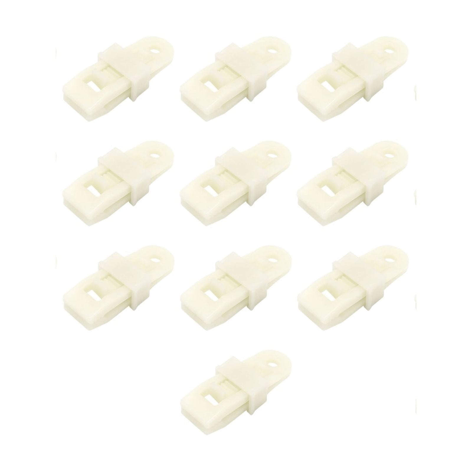 Lolynie Heavy-Duty Tarp Fasteners - 10Pcs Adjustable Awning Clamps ...