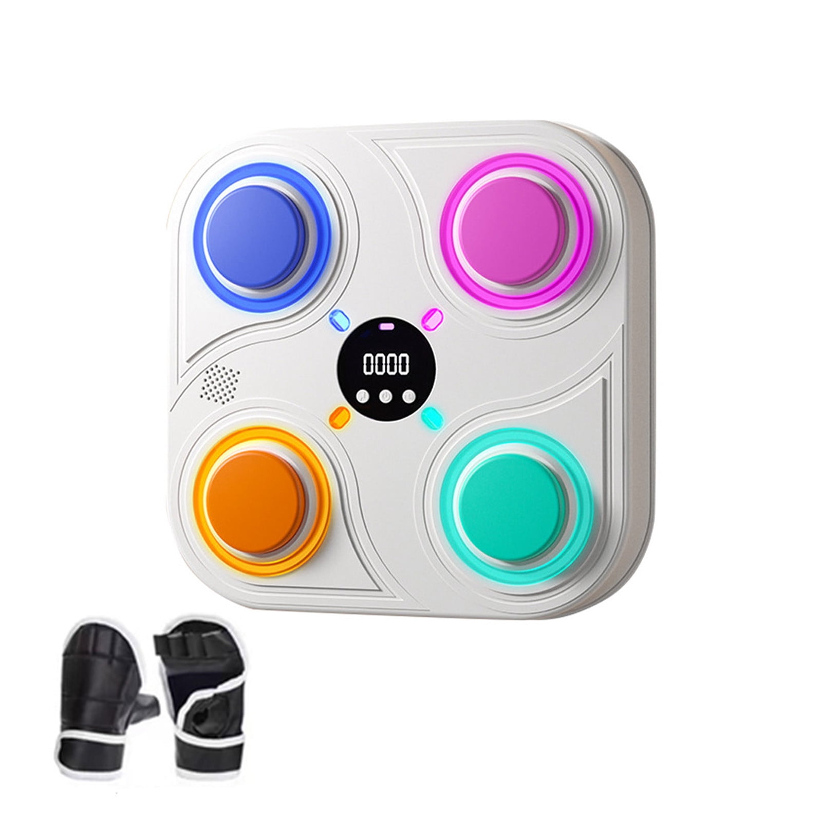 Lolynie Interactive Boxing Pad - Wall-Mounted Punching Bag with Music ...