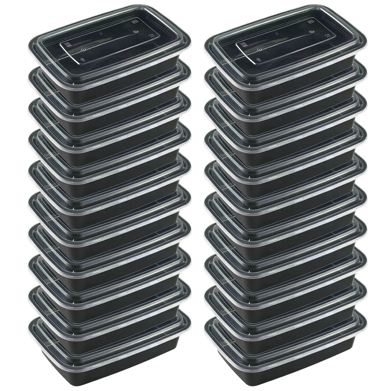 Lolynie Meal Prep Containers 20 Pack Food Storage Containers With Lids ...