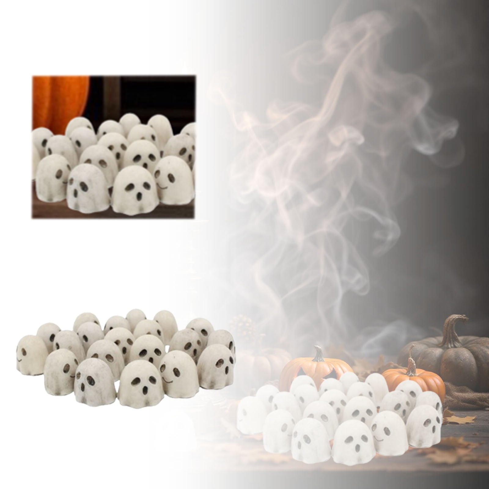 Lolynie Mini Halloween Figurine Set - Resin Desktop Ornament For Home ...