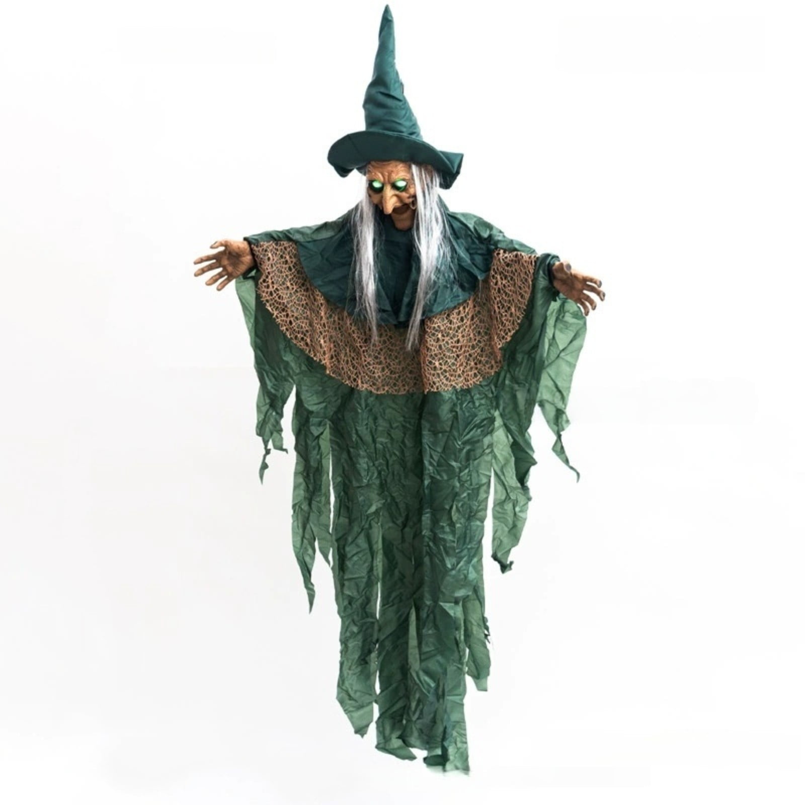 Lolynie Motion-Activated Witch Prop - Voice And Sound Activated ...