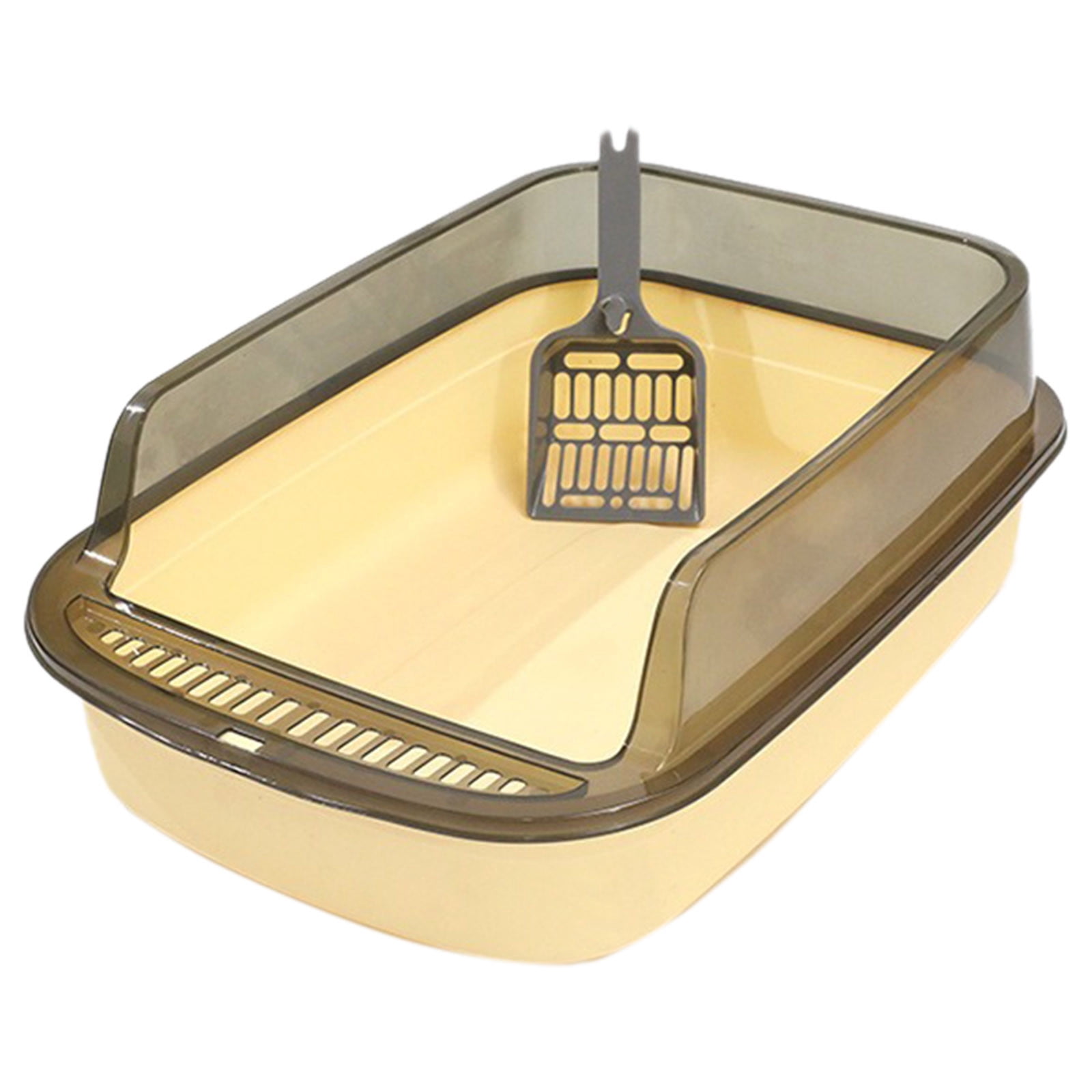 Lolynie Open Litter U Shape Lowered Pet Supplies With Bedpan Toilet ...