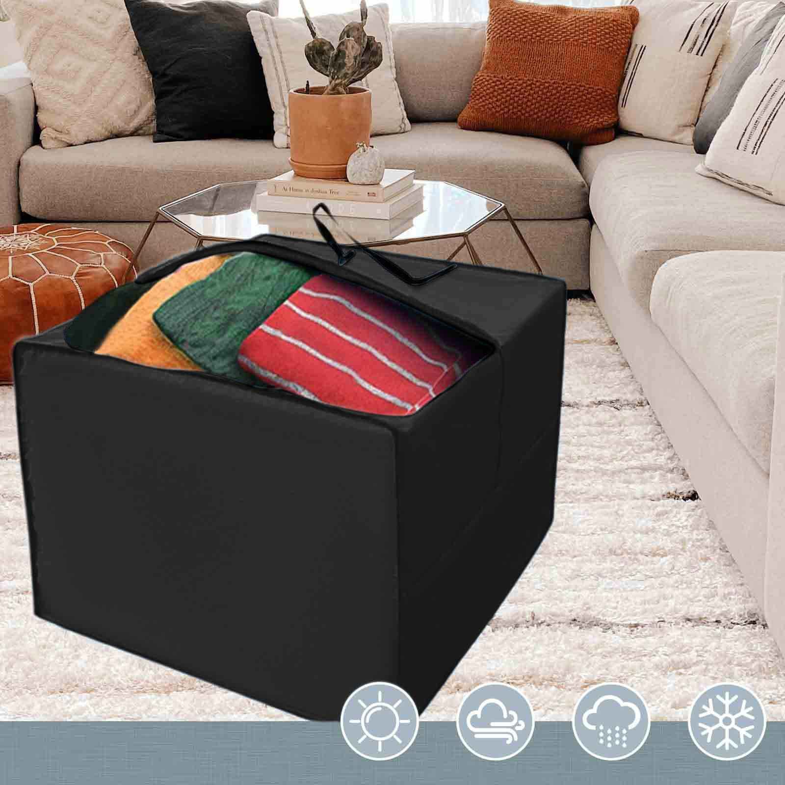 Lolynie Outdoor Cushion Storage Bag Patio Cushion Storage Cover With ...