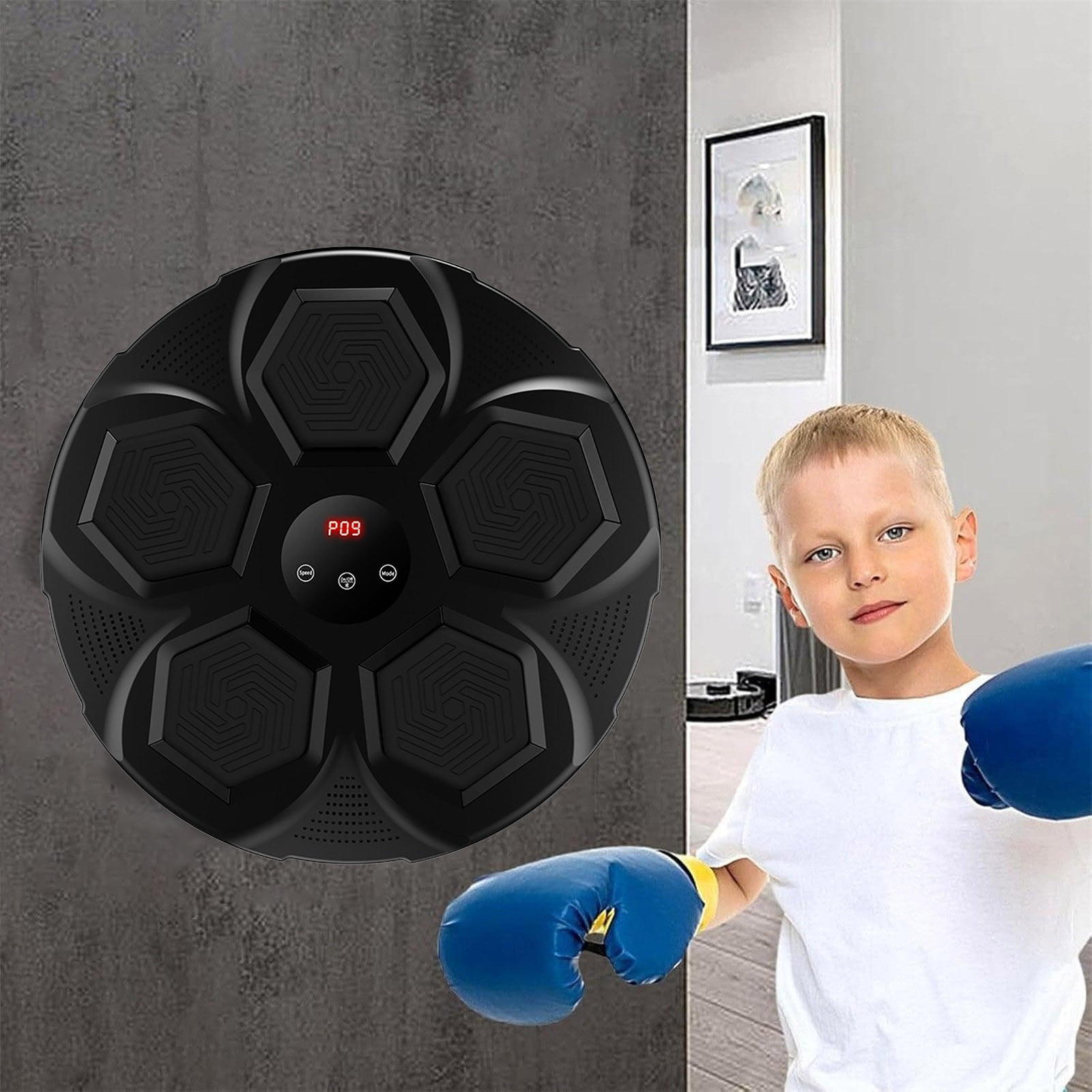 Lolynie Smart Boxing With Music Home Fitness Punching Machine Training ...