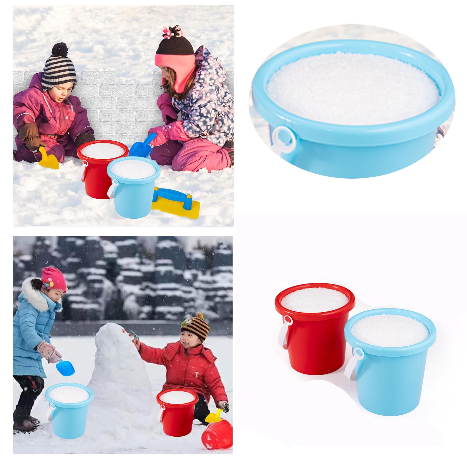 Lolynie Toddler Toys Children'S 6.1 Inch Snow Bucket Snow And Outdoor ...