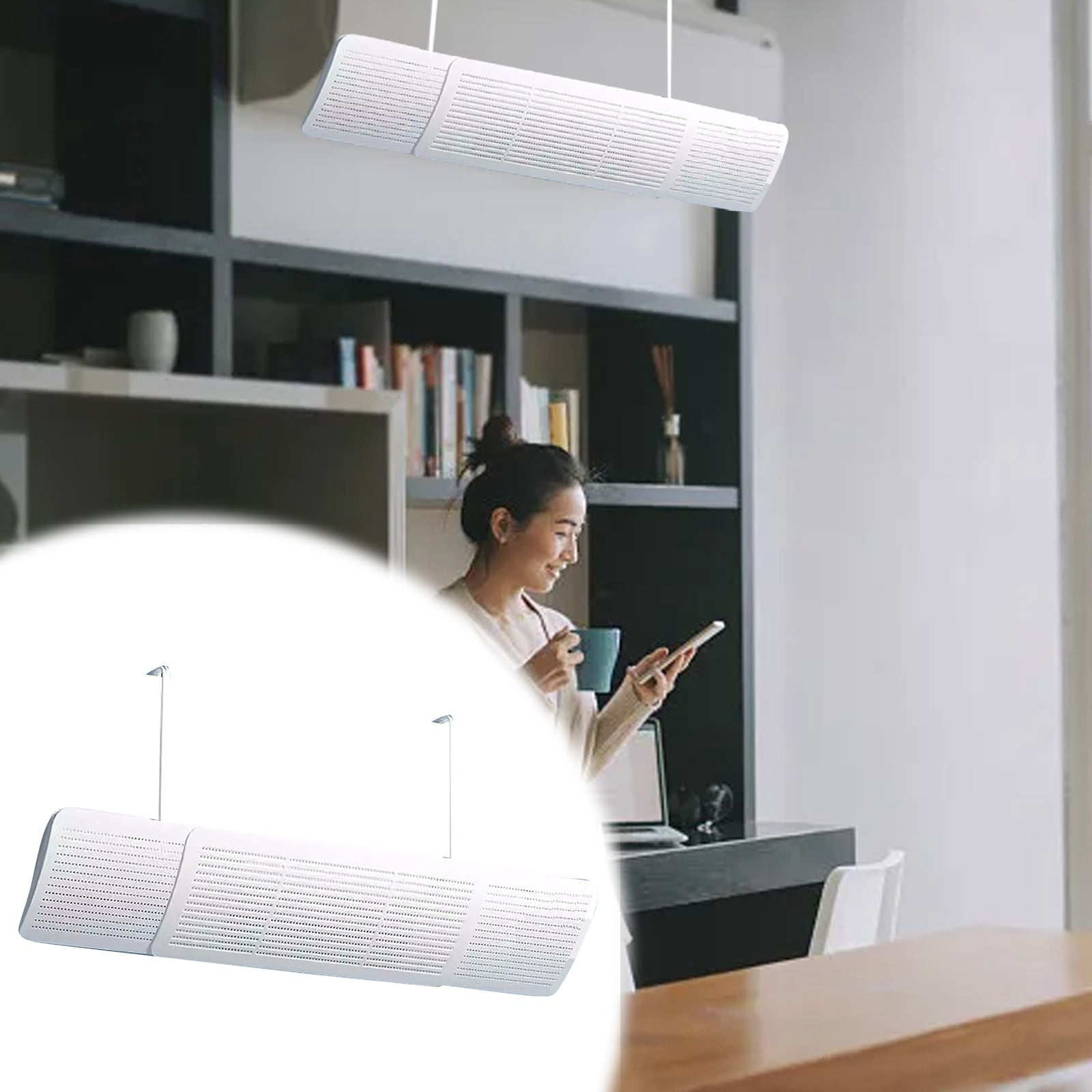 Lolynie Window Air Conditioner Deflectors Vent Deflectors Wall Mounted ...