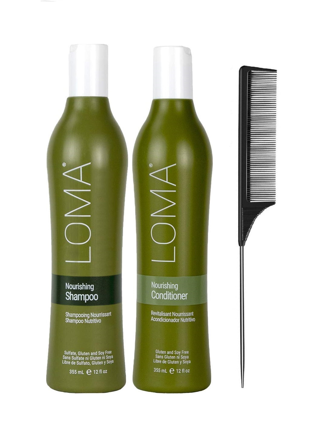 Loma Hair Care Nourishing Shampoo & Conditioner Duo, 2 Piece Set with ...