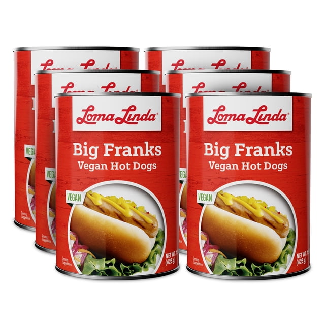 Loma Linda Big Franks (15 oz.) (Pack of 6) - Walmart.com