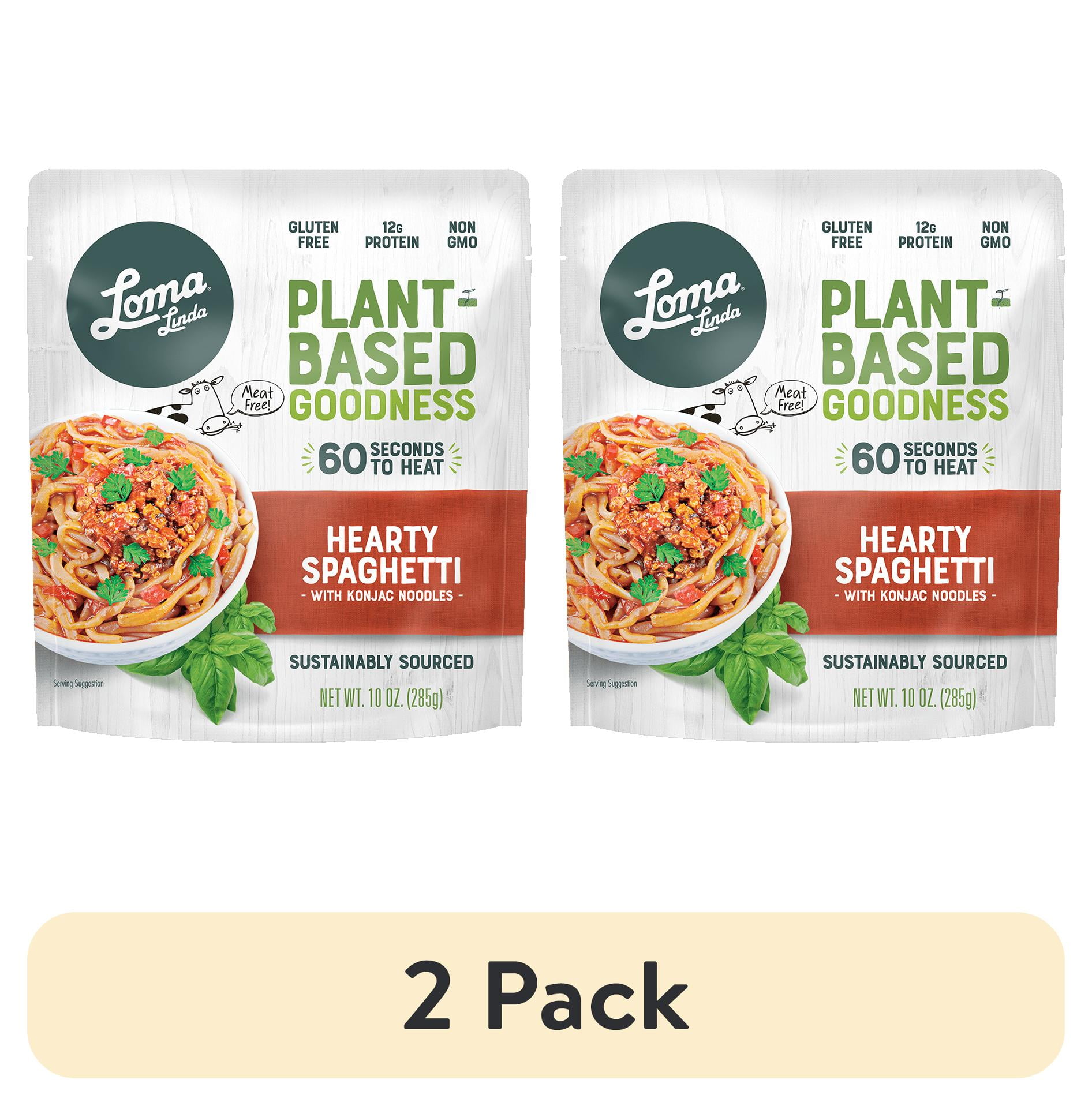 (2 pack) Loma Linda Hearty Spaghetti, 10 oz (Shelf Stable) Packaged ...