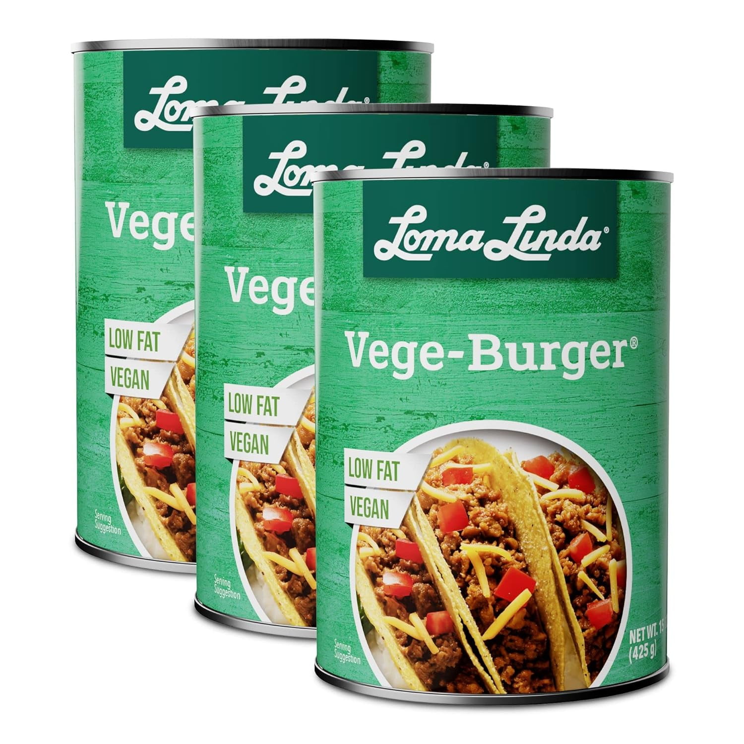 Loma Linda - Plant-Based - Vege Burger (15 oz.) (Pack of 3) - Vegan ...