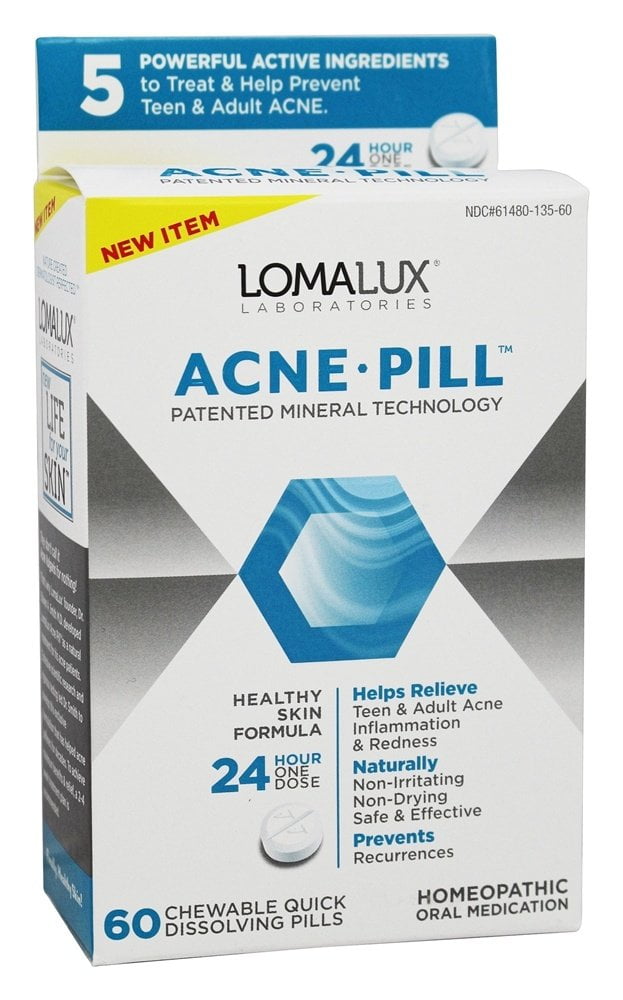 Loma Lux Laboratories - Acne Pill Healthy Skin Formula - 60 Quick ...