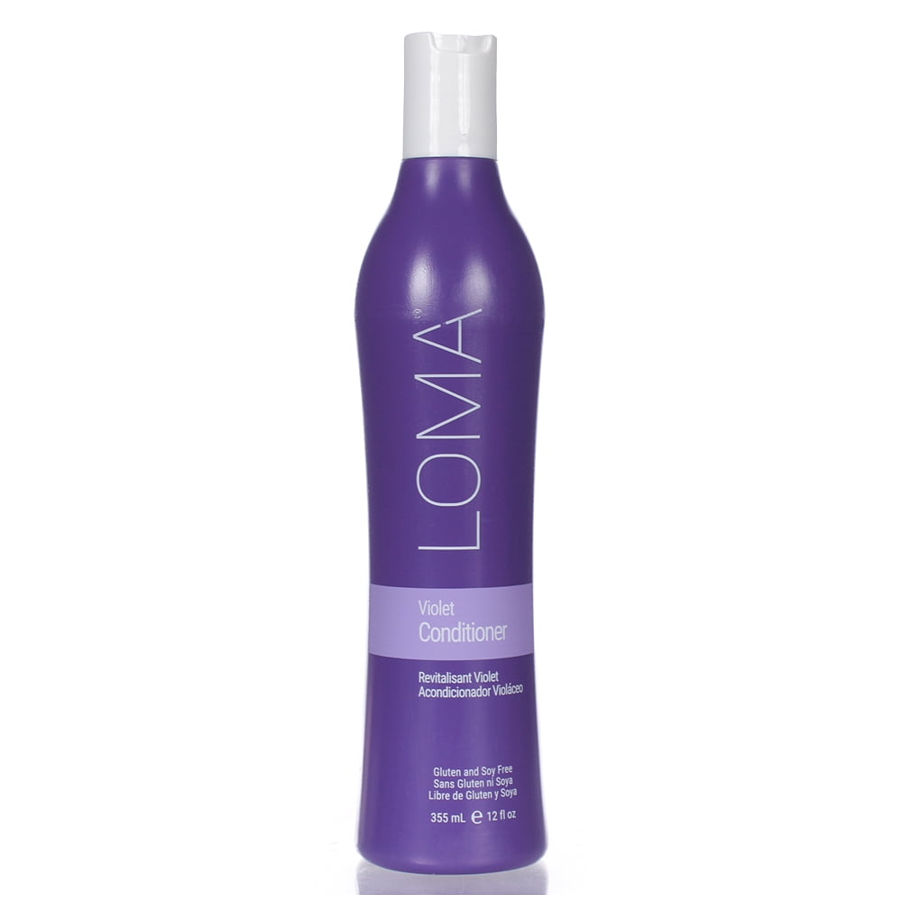 Loma Violet Conditioner - 12 oz, Blue-Violet Pigmented, Brightens Blonde and Grey Hair, Gluten ...