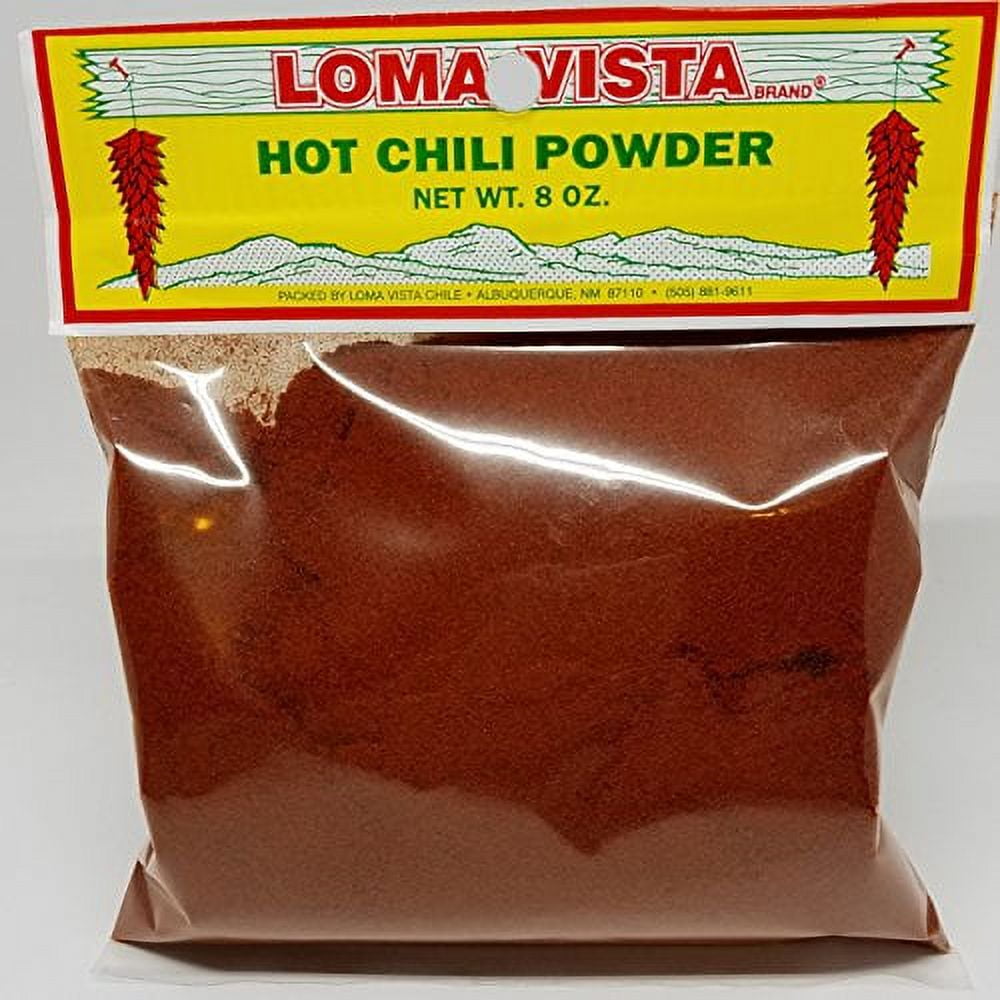 Loma Vista Hot New Mexico Red Chili Powder, 8 Ounces - Walmart.com