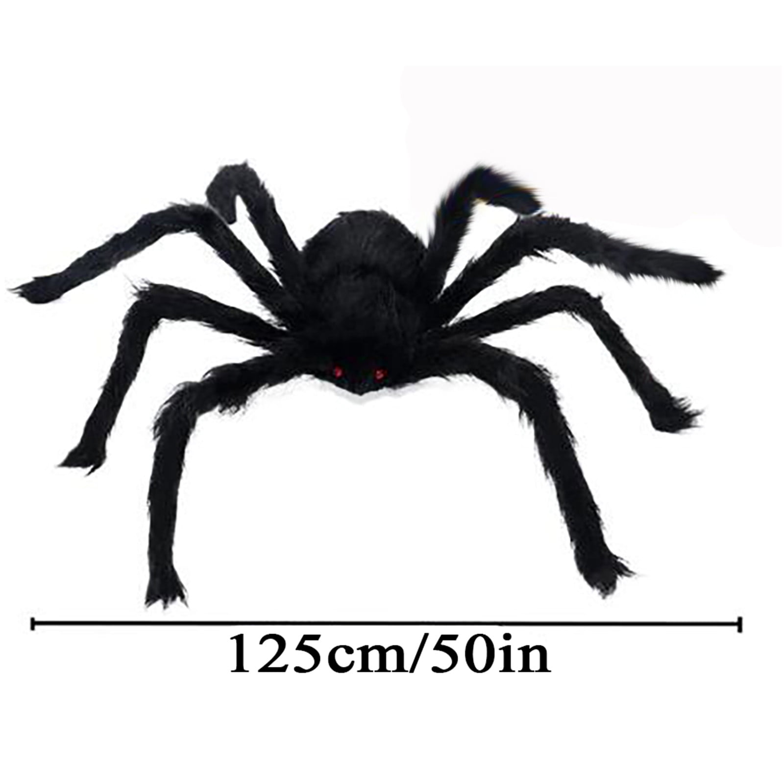 Lomaiwei Large Spiders Halloween Decorations,Fake Plush Spiders Scary ...