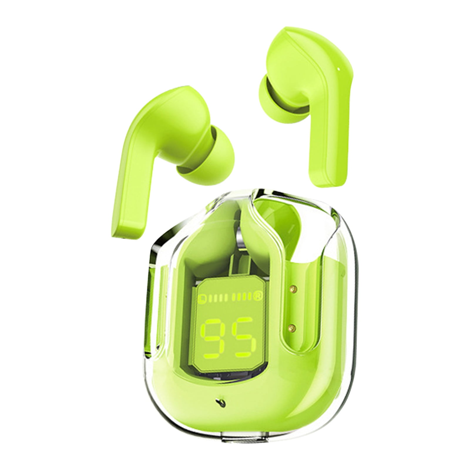 Lomaiwei Wireless Earbuds, Crystal Earbuds - Transparent Digital ...