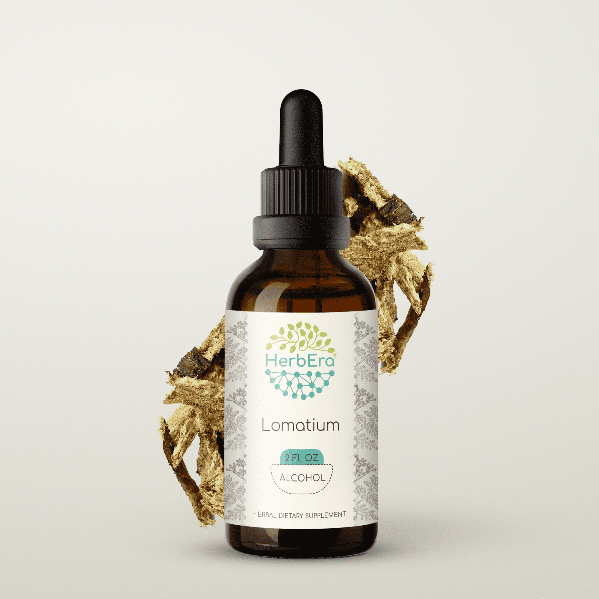 Lomatium Alcohol Herbal Extract Tincture, Super-Concentrated ...