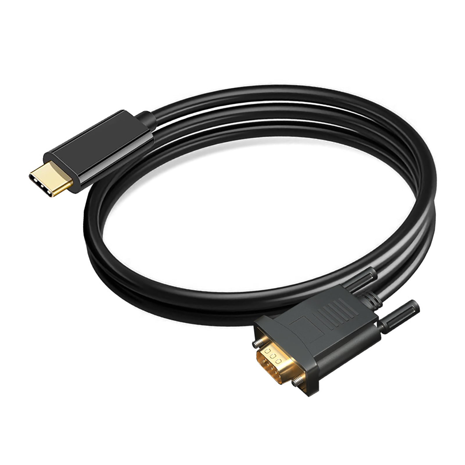 Lomubue 1.8m VGA Adapter Cable Mini 1080P High Resolution Type-C 3.1 to ...