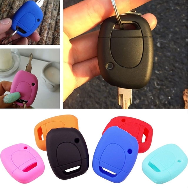 Lomubue 1 Button Silicone Car Remote Key Fob Cover Shell Case for ...
