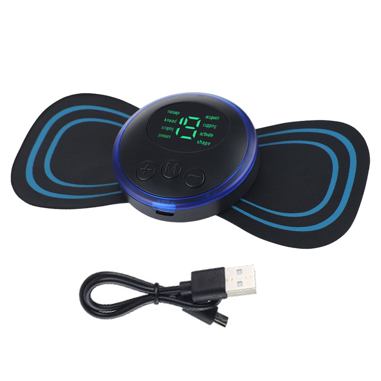 Lomubue 1 Set Massage Patch 8 Modes 19-Gear Force Low Frequency Pulse ...