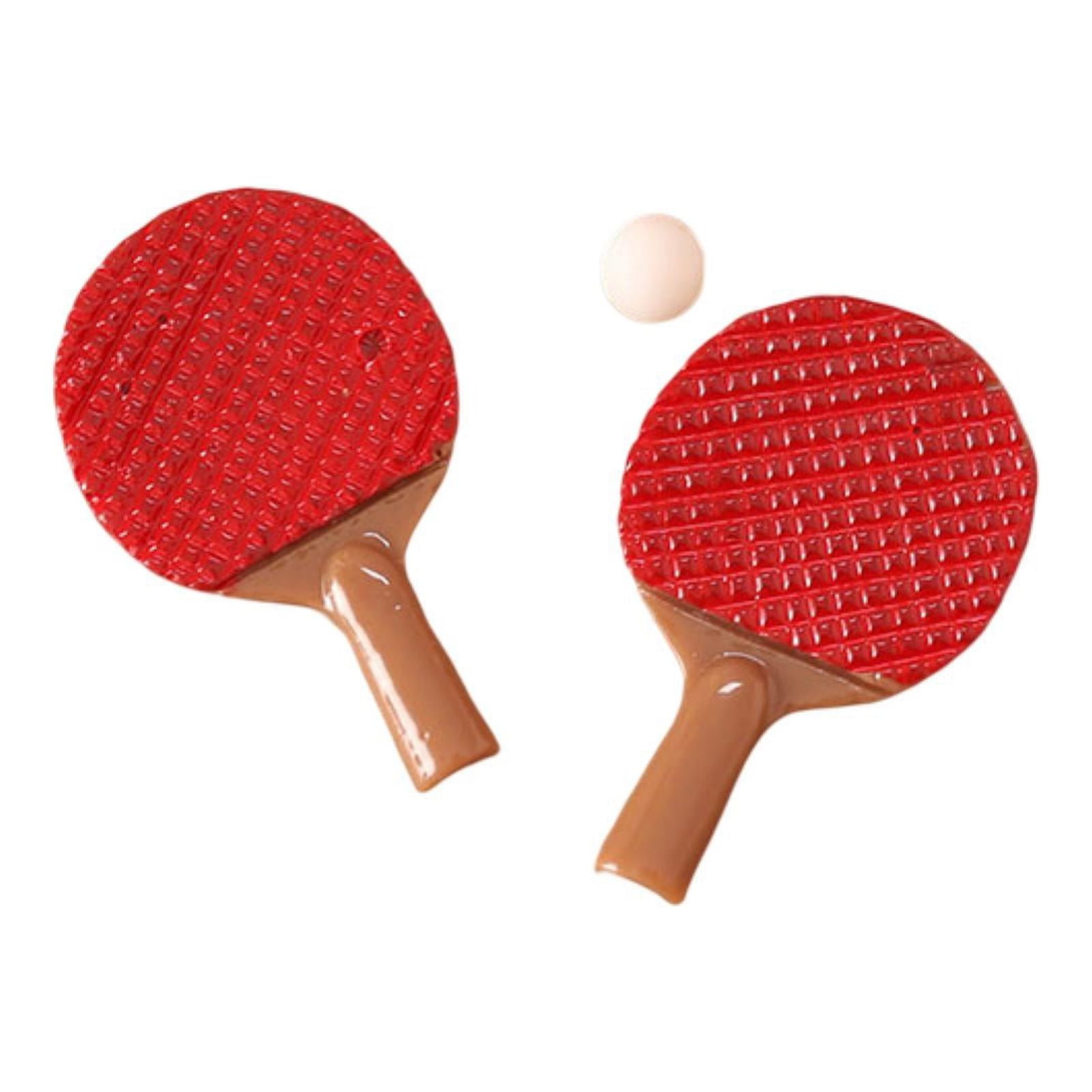Lomubue 1 Set Miniature Ping-pong Racket Realistic Fine Workmanship 1/6 ...