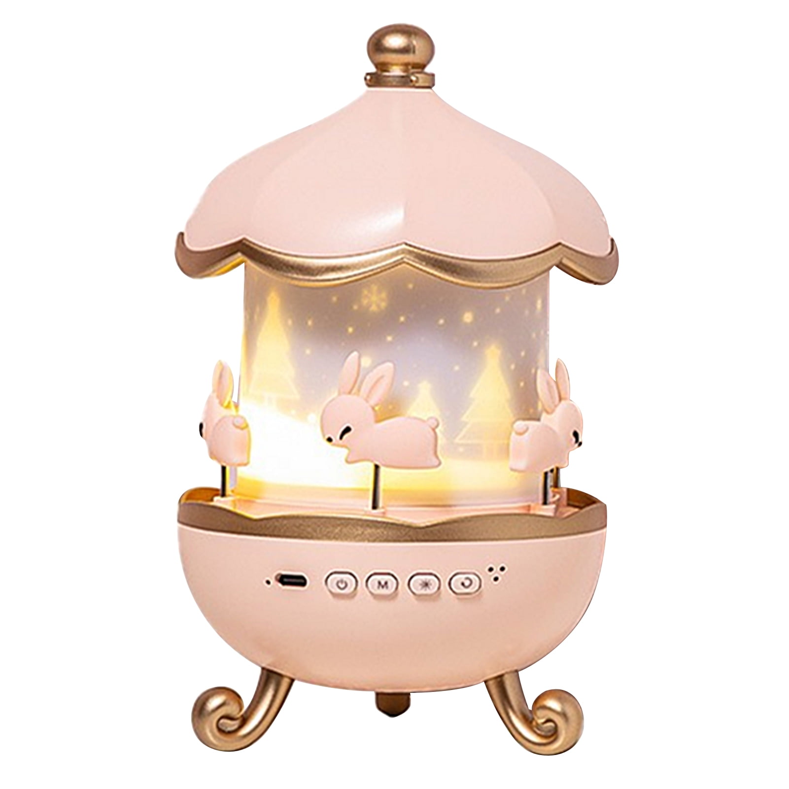 Lomubue 1 Set Projection Lamp Flicker Free Rechargeable Stunning Visual ...