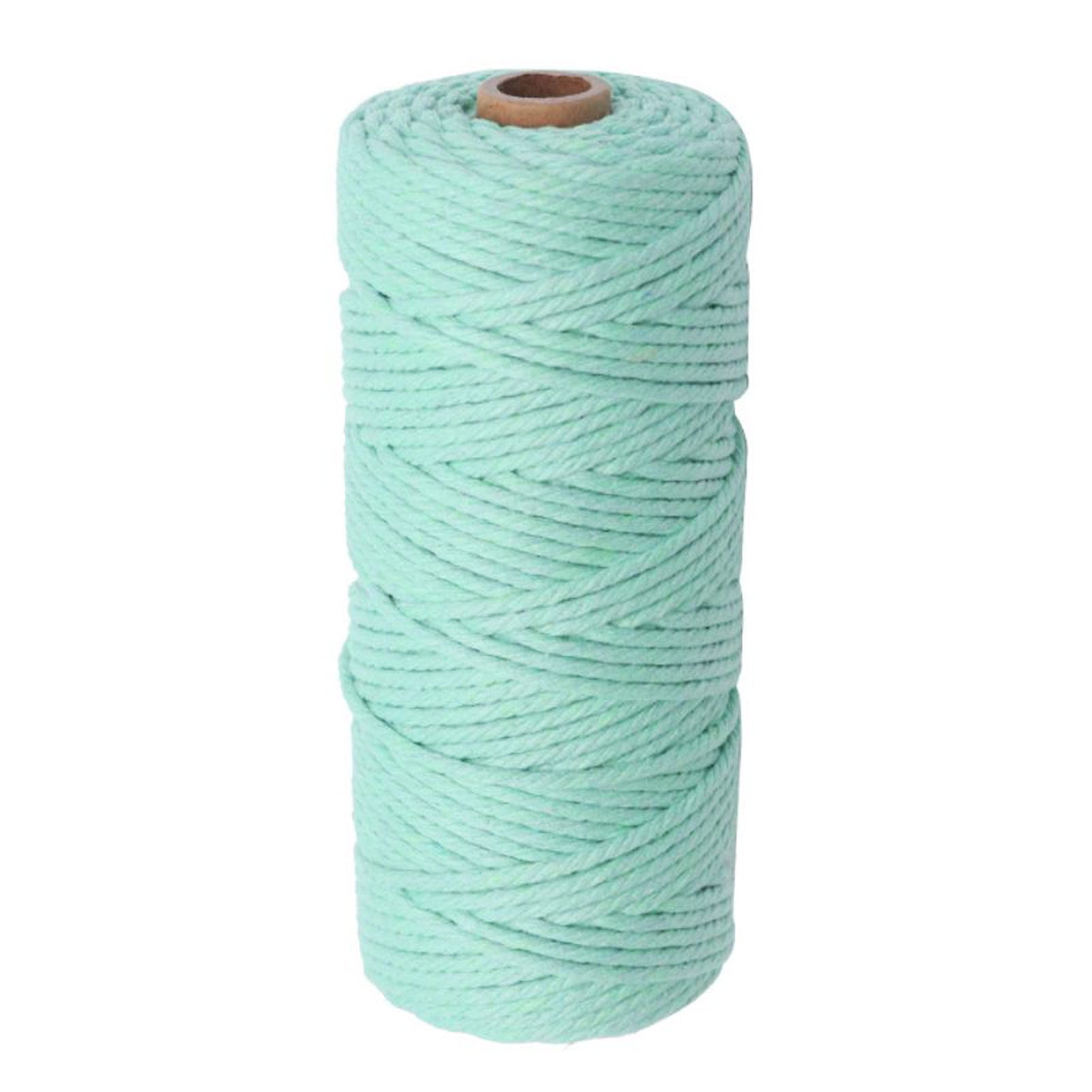 Lomubue 100M/Roll Woven Rope Anti-pilling Soft Anti-fade 2mm Macrame ...