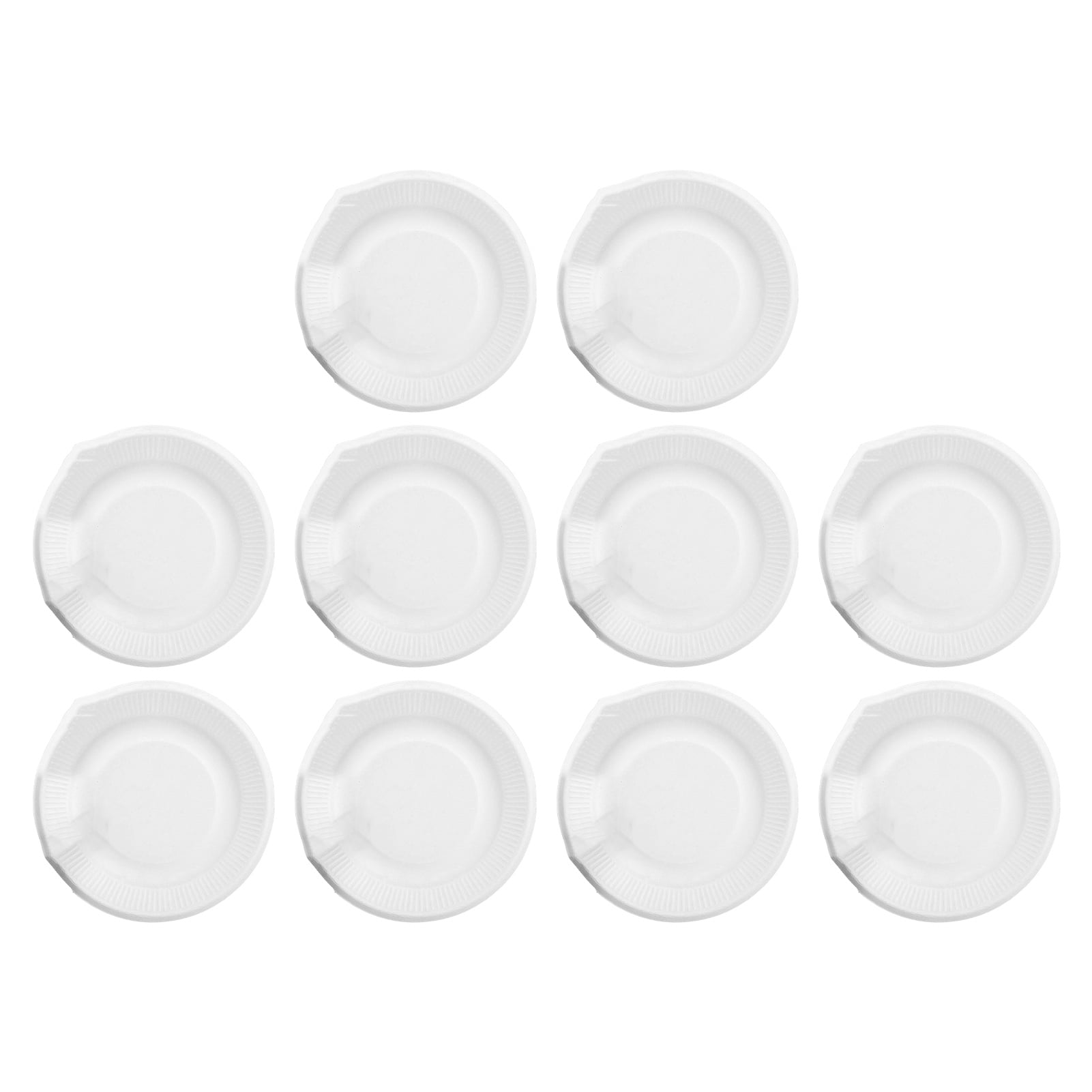 Lomubue 10Pcs Painting Plate Uncolored Paintable White 6/7/8/9 Inches ...