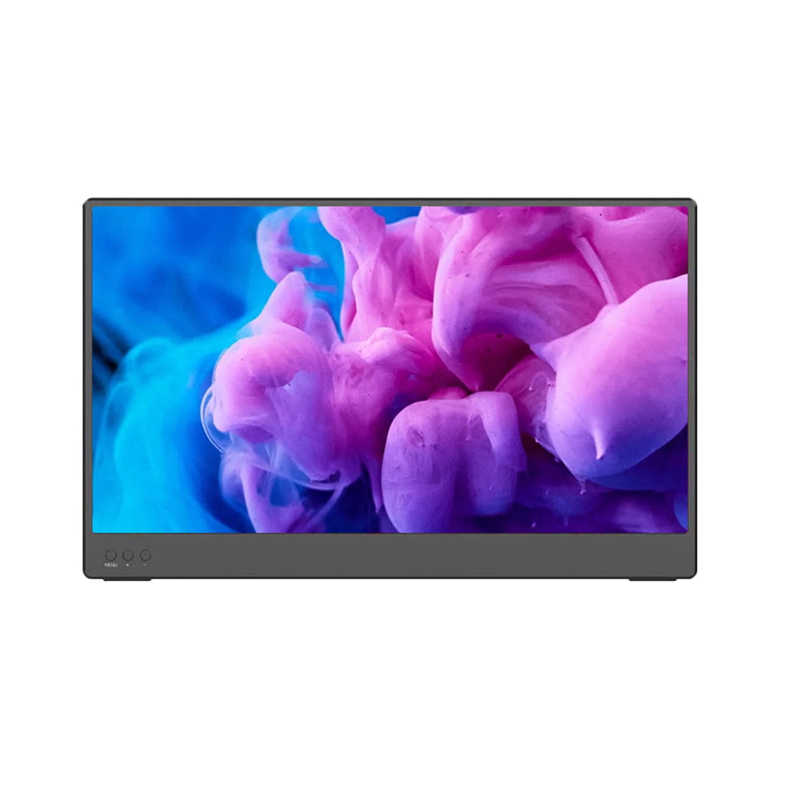 Lomubue 14 Inch Portable Monitor Universal IPS Panel 1080P High-clarity ...