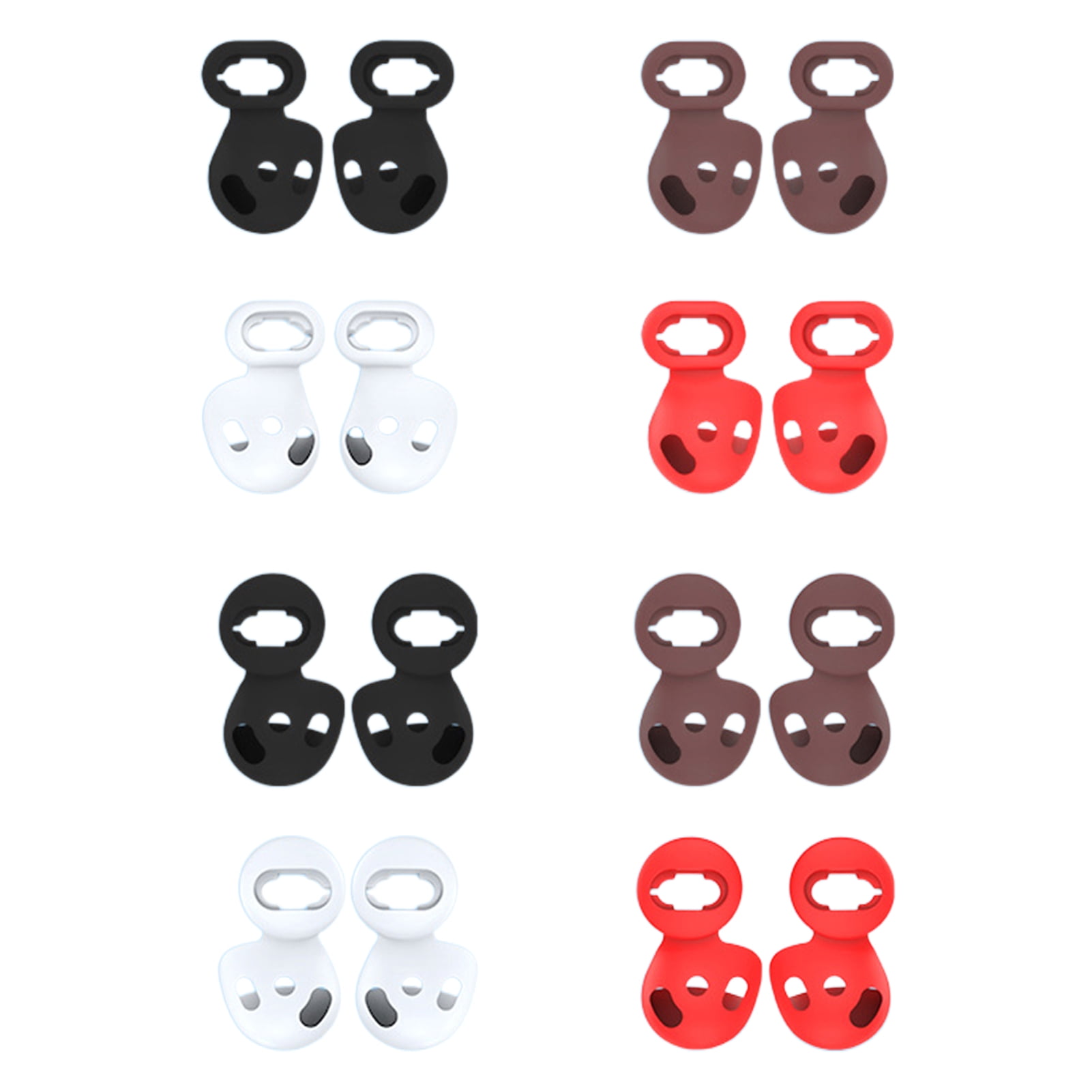 Lomubue 16Pcs Earbud Covers Precise Hole Full Wrap Protect Silicone ...