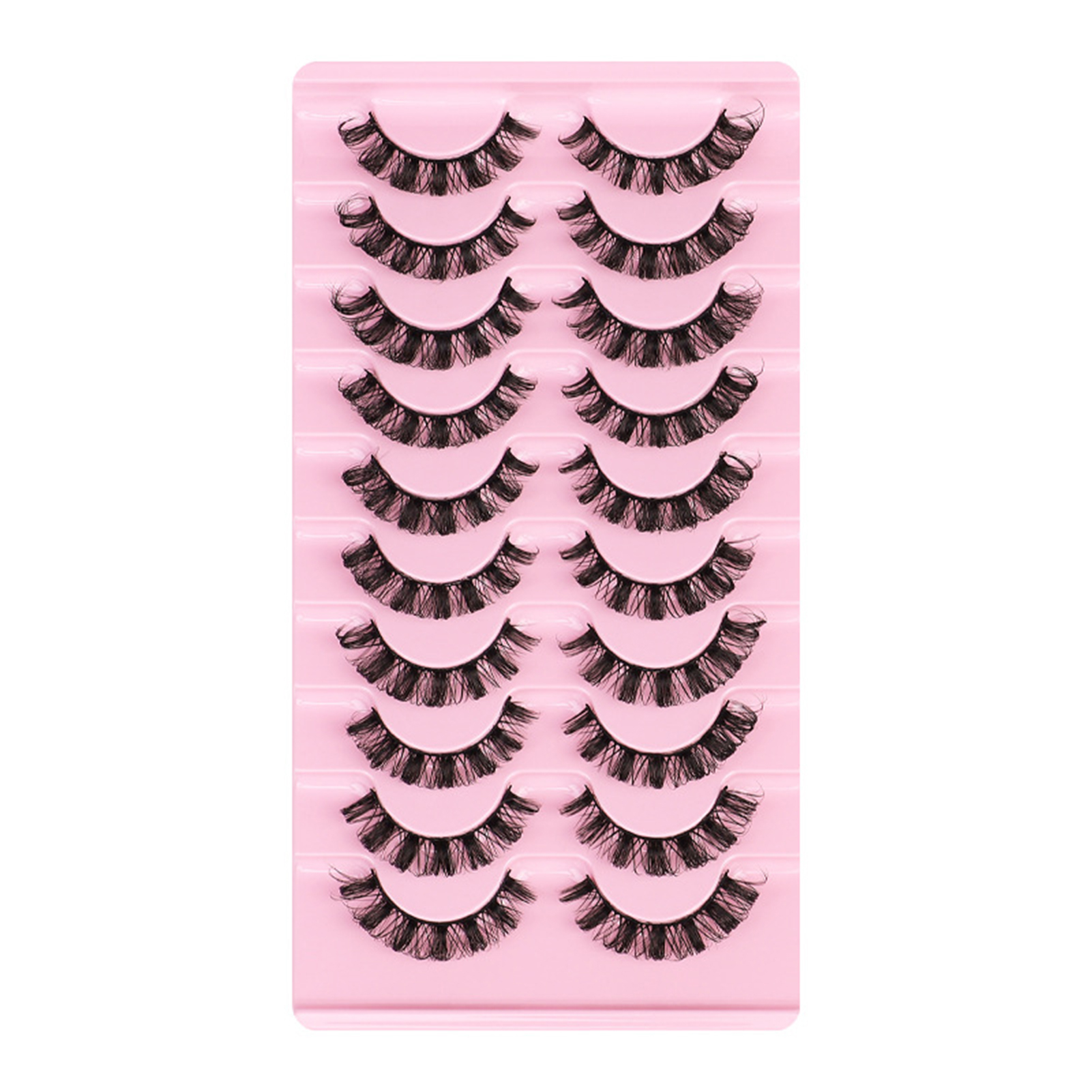 Lomubue 20Pcs/Box Thick False Eyelashes Large Curvature Dense Chemical ...