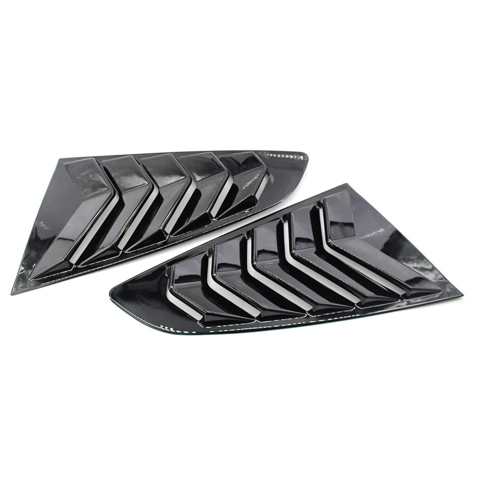 Lomubue 2Pcs Gloss Black Side Window Scoops Modified Side Window ...