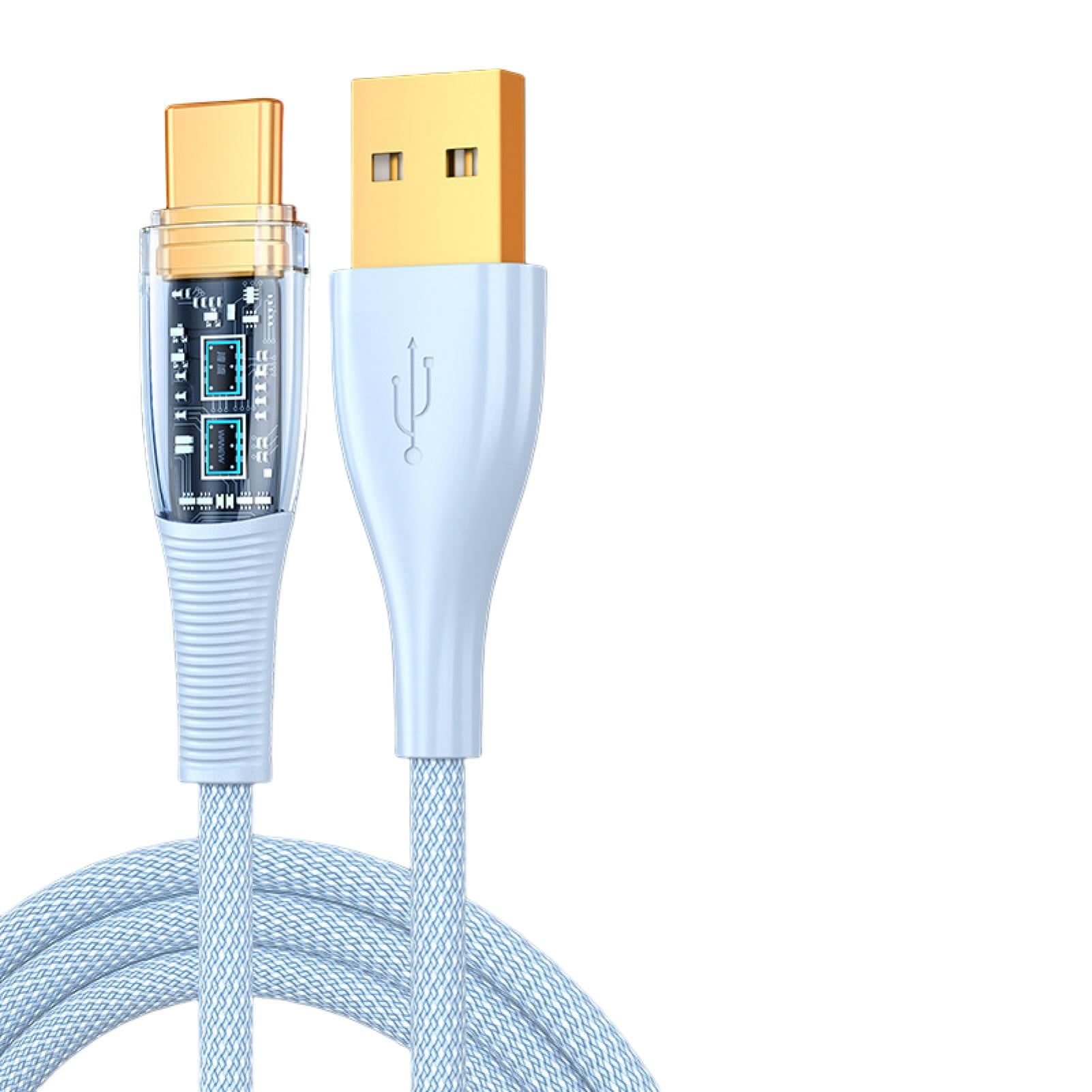 Lomubue 30/100W Data Cable Low Temperature Fast Charging Transparent ...