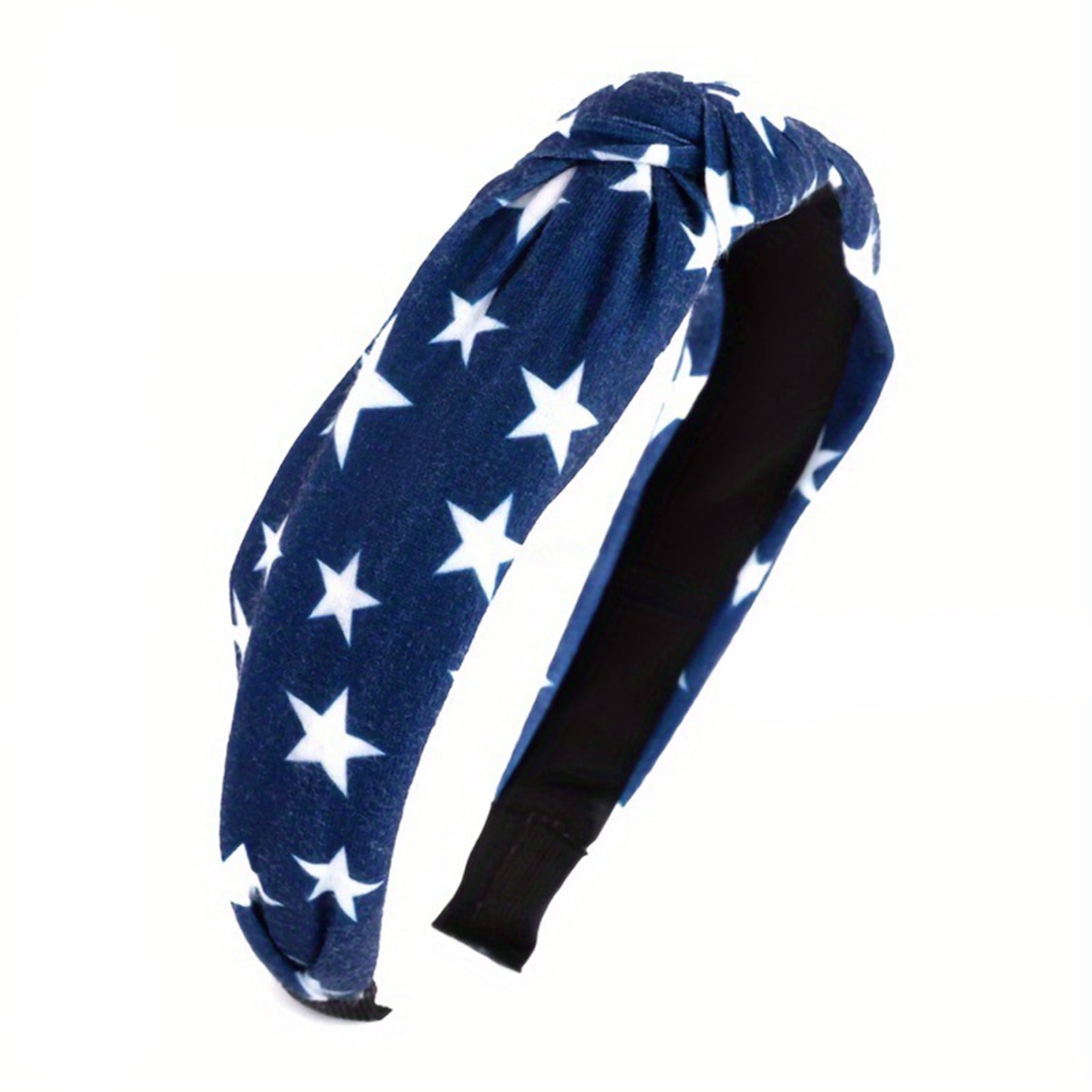 Lomubue American Flag Headband Women Girls Red White Blue Elastic Hair ...