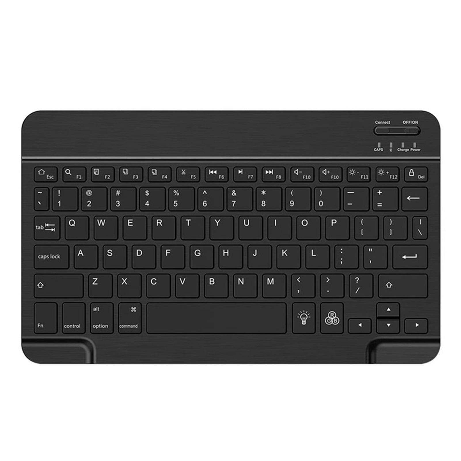 Lomubue Bluetooth-compatible Keyboard Ergonomic Colorful Backlight ...