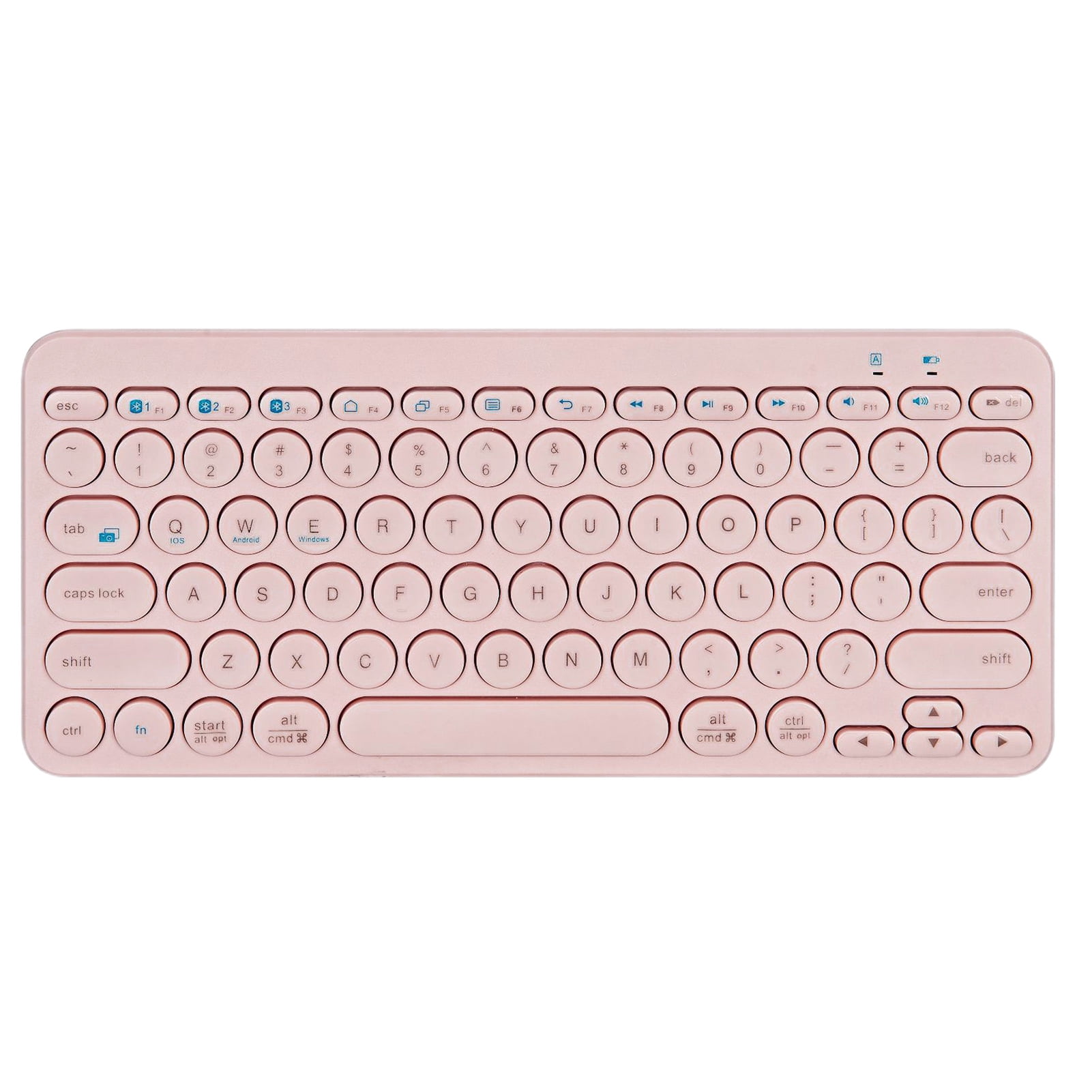 Lomubue Bluetooth-compatible Keyboard Ultra Thin Mute Ergonomic Quick ...