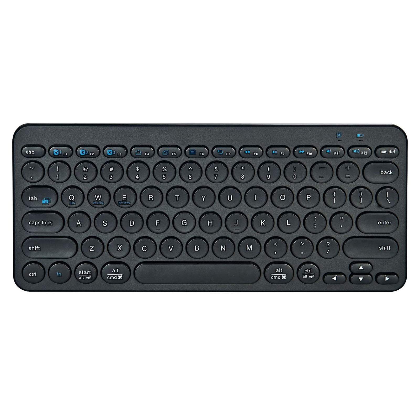 Lomubue Bluetooth-compatible Keyboard Ultra Thin Mute Ergonomic Quick ...
