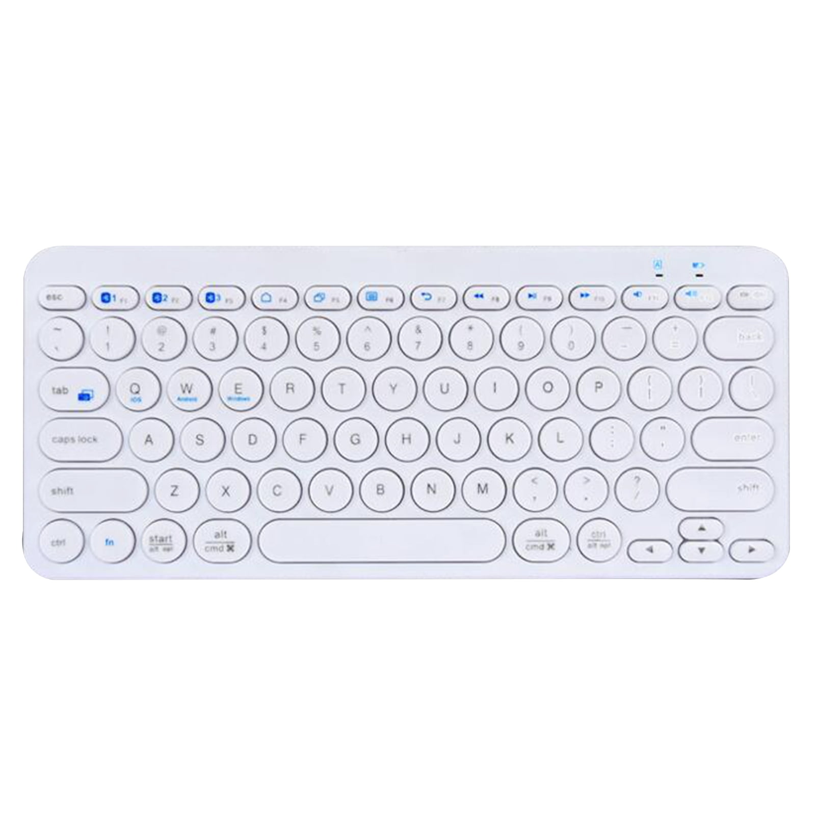 Lomubue Bluetooth-compatible Keyboard Ultra Thin Mute Ergonomic Quick ...