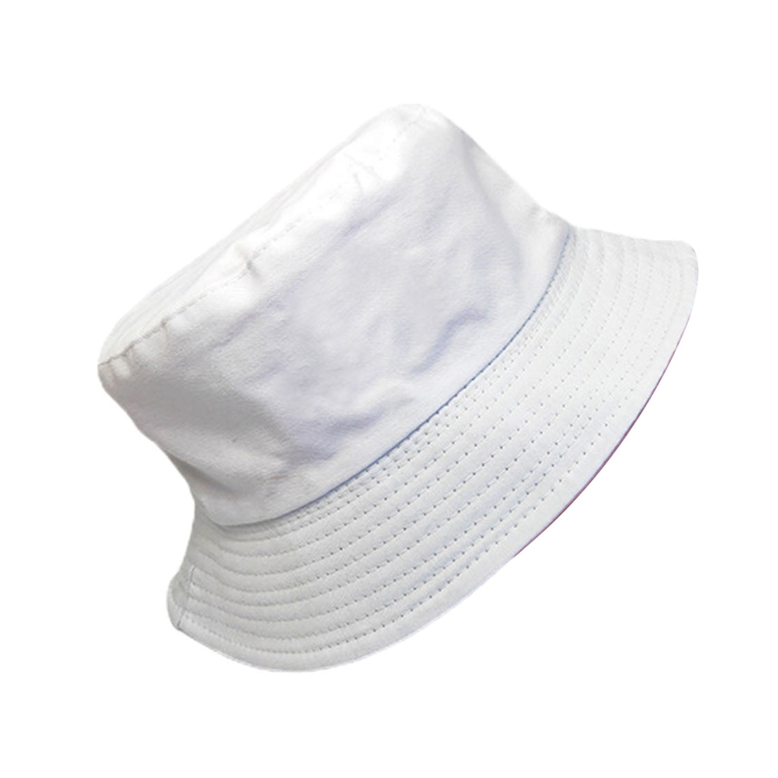Lomubue Bucket Hat Folding Sun Protection Double-sided Wear Wide Brim ...