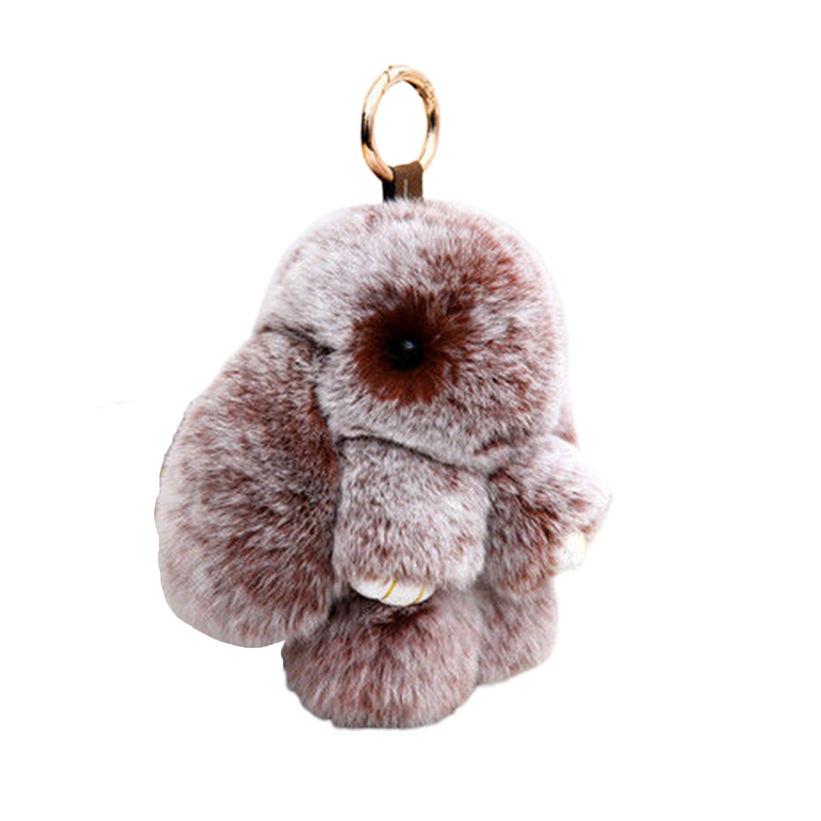 Lomubue Bunny Keychain Super Soft Faux Plush Lovely Rabbit Doll ...